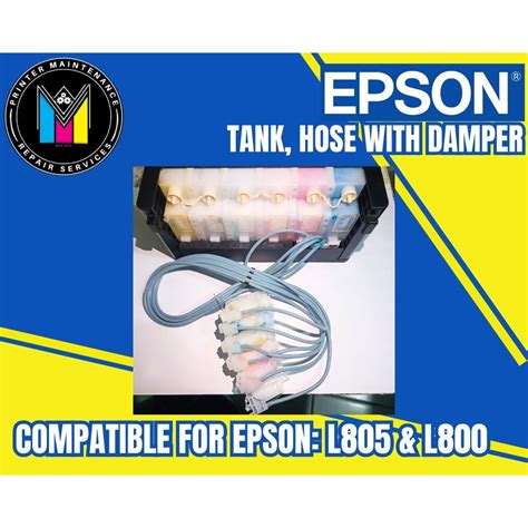 Original Epson Ink Tank Hose With Dumper Compatible For Epson L805