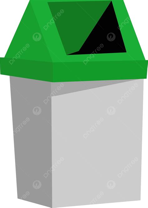 Trash Binillustrationvector On White Background Icon Environmental