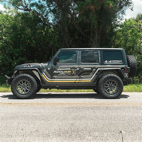 Accuair Aa 4104 Air Suspension System For 18 23 Jeep Wrangler Jl Unl