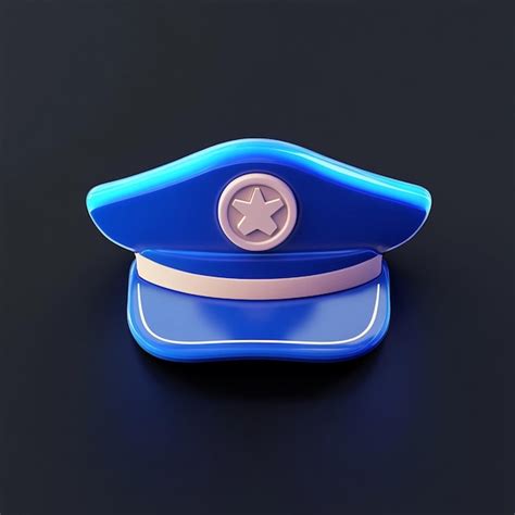 Premium Photo 3d Police Icon Law Enforcement And Security