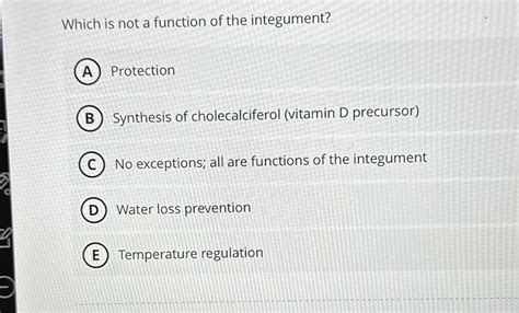 Solved Which Is Not A Function Of The