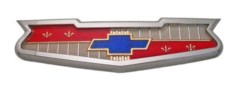 60 1960 Chevy Impala And El Camino Rear Trunk Deck Lid Emblem Assembly 6