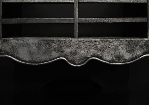 A Burnished Steel Firegrate In The Georgian Manner For Sale At 1stdibs