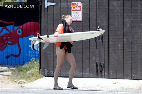 Robin Wright And Husband Clement Giraudet Go Surfing For The Day In Malibu Along With A Few Of