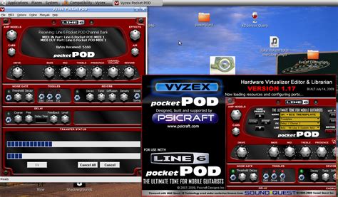 will vyzex pocket pod editor run on mac or linux codeweavers