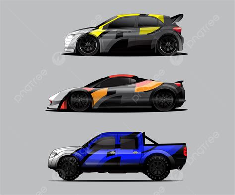 자동차 데칼 그래픽 랩 벡터 팩 경마 스티커 저항 Png 일러스트 및 벡터 에 대한 무료 다운로드 Pngtree