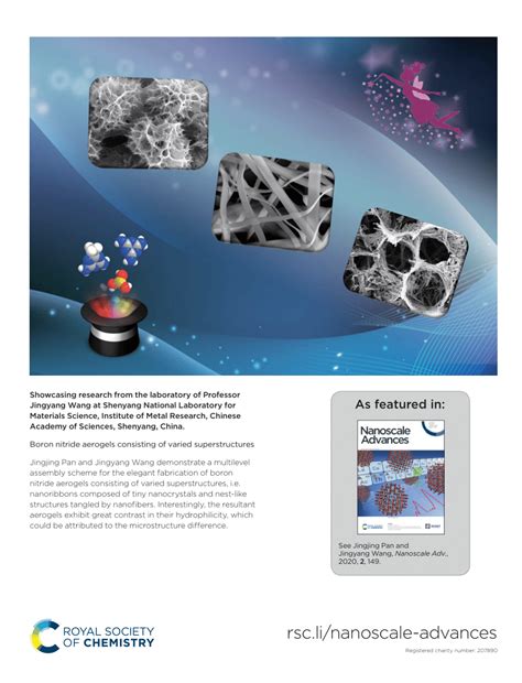 Pdf Boron Nitride Aerogels Consisting Of Varied Superstructures