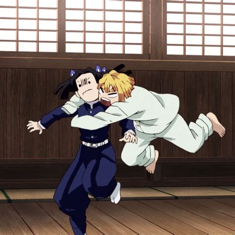 Zenitsu And Aoi In 2023 Animation Artwork Anime Demon Anime