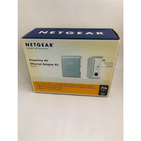 Netgear Computers Laptops And Parts Netgear Xavb1 Powerline Av Ethernet Ad Poshmark