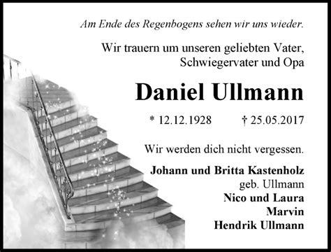 Traueranzeigen Von Daniel Ullmann Nordwest Trauerde