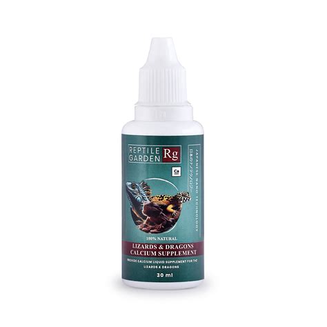 Reptile Garden Lizard And Dragon Calcium 30ml Vital Calcium Suppleme Aquarium Products India