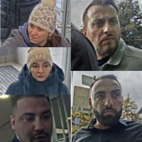 5 Suspects Wanted In Multiple Distraction Theft And Fraud Investigations