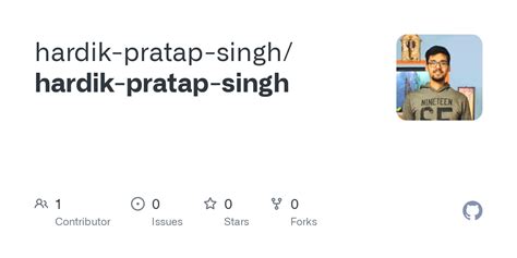 Github Hardik Pratap Singhhardik Pratap Singh