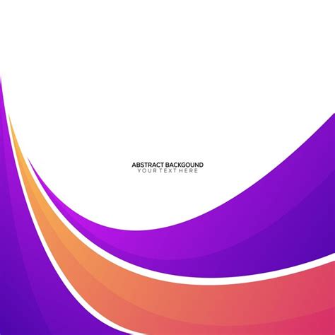 Free Vector Abstract Gradient Color Business Style Wave Presentation