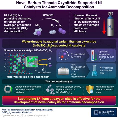 Water Durable Perovskite Oxynitride Supported Nickel Catalysts For