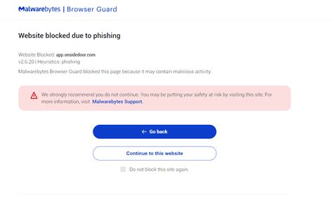 Phishing False Positive Chrome Malwarebytes Forums