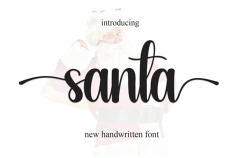 Santa Script Typeface Download Free Font