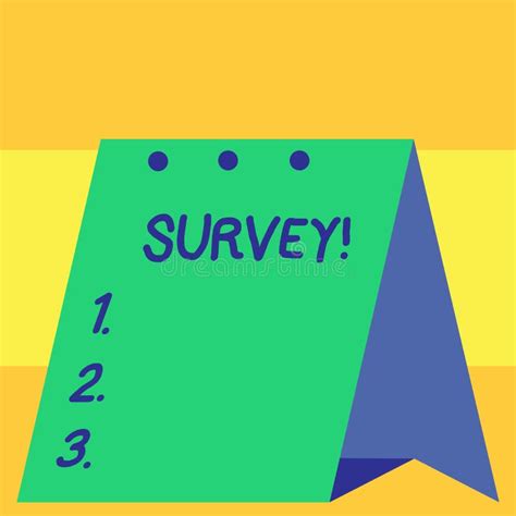 Word Writing Text Survey Business Concept For Research Method Used For Collecting Data From A