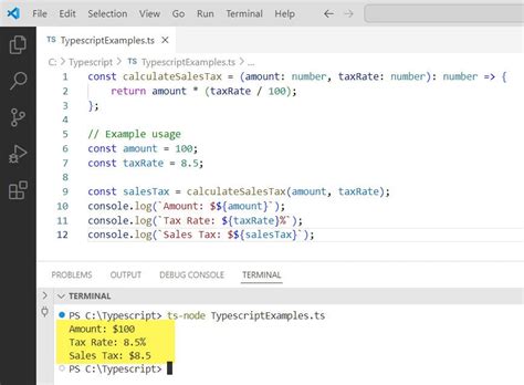 How To Specify Return Type In Typescript Arrow Functions