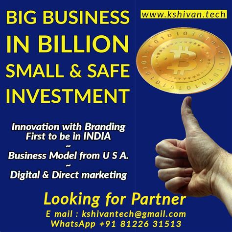 Investment Business Branding Inovation Venture K Shivan