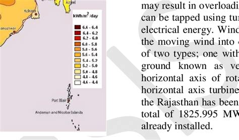 Solar Irradiation Insolation Map India Mnre Download Scientific
