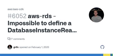 Aws Rds Impossible To Define A Databaseinstancereadreplica From A Databasecluster · Issue
