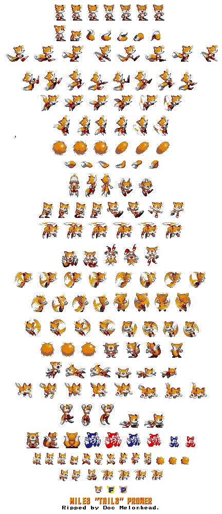 Tails Genesis Sprite