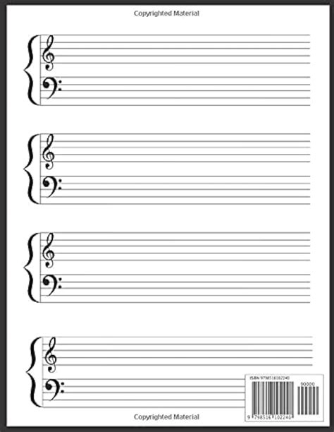 Free Blank Printable Sheet Music Free Printable Us
