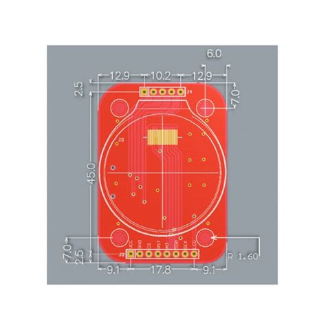 buy 1 28inch round tft lcd display module with 240×240 resolution rgb