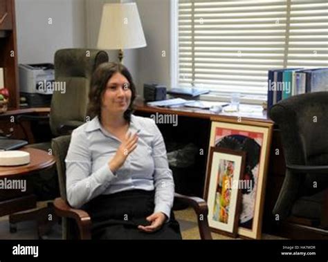 Maya Ariel Uses Sign Language To Communicate Demonstrating The Importance Of Inclusive