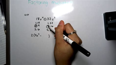 Factoring Multistep 4 Youtube