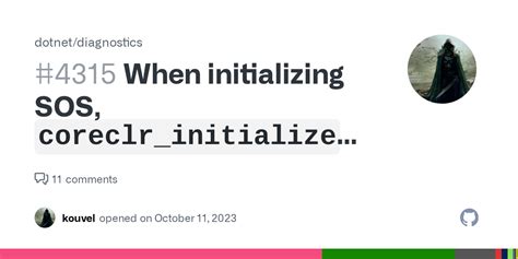 when initializing sos `coreclr initialize` sometimes fails with hr