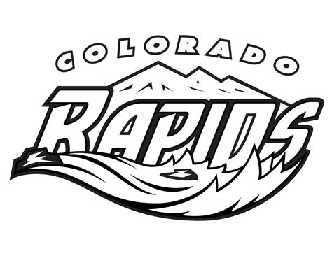 Colorado Rapids Coloring Pages 2025