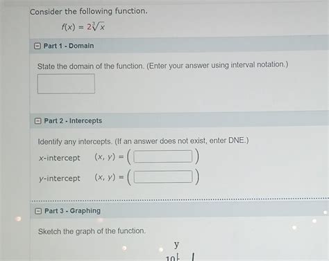 Solved Consider The Following Function F X 23x Part 1