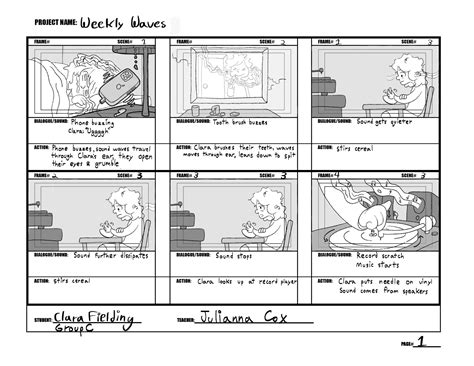 Artstation Weekly Waves Storyboard Clean Up