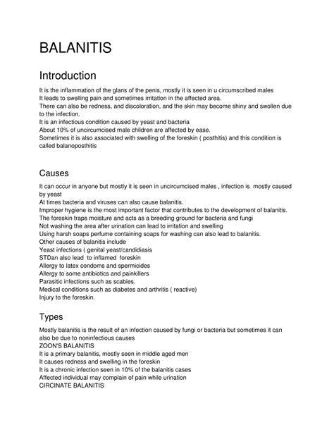 Ppt Balanitis Causes And Treatment Powerpoint Presentation Free