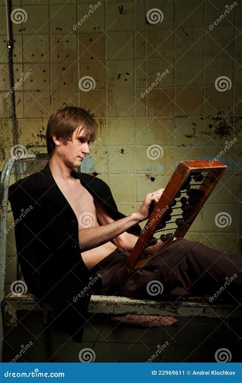 Calculating Man Stock Image Image Of Glazed Rust Dark 22969611