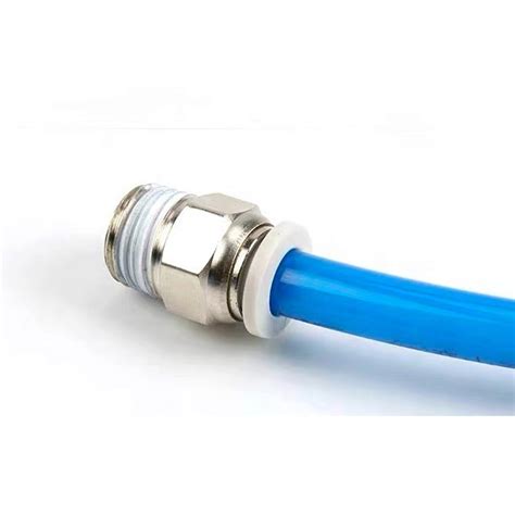 Hosemart 10mm Pu Pipe Od Pneumatic Straight Male Thread Push Fitting