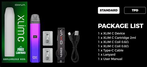 OXVA Xlim C Pod Kit W MAh OXVA Xlim C Pod Kit W MAh