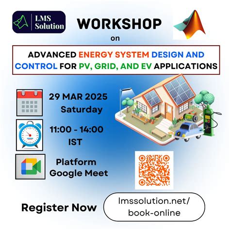 Online Matlab Workshop Advanced Energy System Design And Control For Pv Grid And Ev
