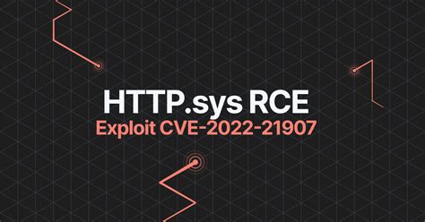 How To Exploit The Sys Remote Code Execution Vulnerability Cve