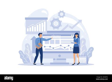 Big Data Online Service Or Platform Modern Computer Technology Analyzing Digital Information