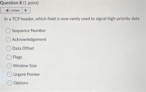 solved select all that apply to tcp as related to it being
