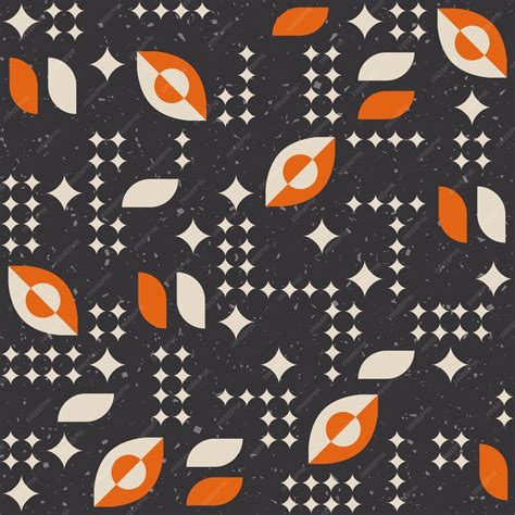 Premium Vector Abstract Geometric Pattern With Simple Shapes Of Different Size