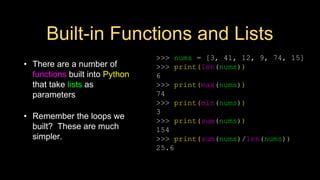 Pythonlearn Lists Pptx