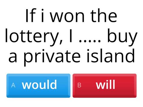 First And Second Conditional Quiz First And Second Conditional Quiz