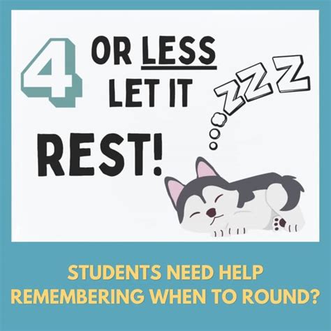 Rounding Rules Poster Classroom Signs By Create Academy Tpt