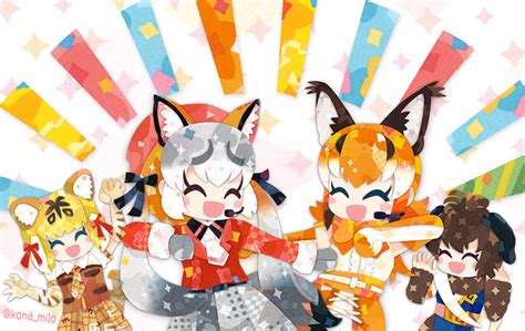 Kikuchi Milo Caracal Kemono Friends Island Fox Kemono Friends