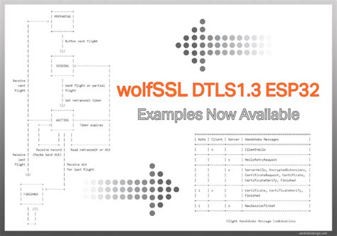 Wolfssl Dtls13 Esp32 Examples Now Available Wolfssl