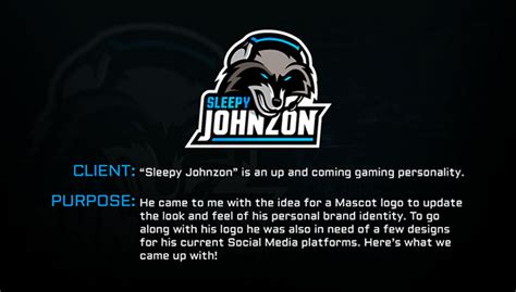 Sleepy Johnzon Identity Design Behance